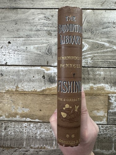1887 Antique Fishing Book “Fishing: Pike” Illustrated | eBay