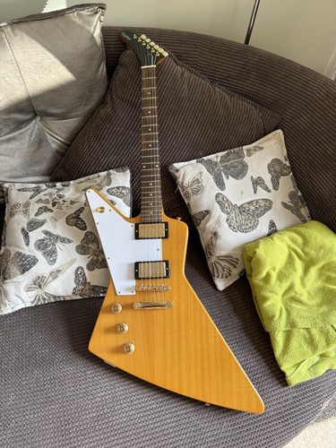 Left Handed Epiphone Korina Explorer Electric Guitar | eBay UK