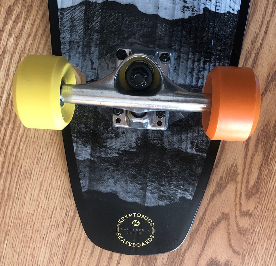 Kryptonics Wood Deck Skateboard 27” x 8-1/2”• BRAVO SPORTS • 044VI 7/19 ...