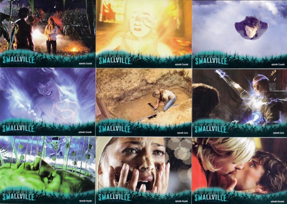 SMALLVILLE SEASON 4 FOUR 2005 INKWORKS COMPLETE BASE CARD SET 90 ...