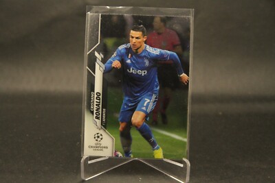 2019-20 Topps Chrome UEFA CRISTIANO RONALDO Base Card #100 Juventus | eBay
