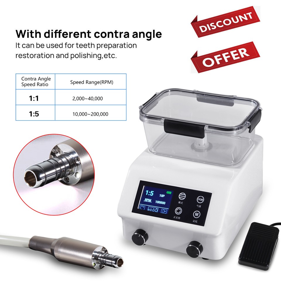 NSK Style Dental Brushless Electric /Surgical Implant Motor Micromotor ...