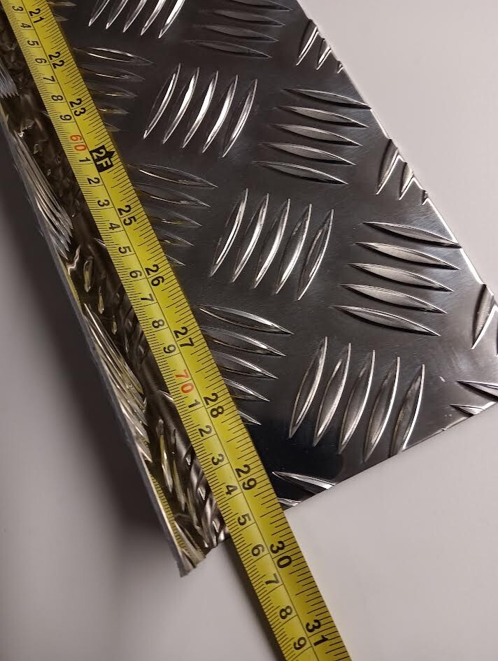 Aluminium Tread Plate Checker Angle Corner Cover Anti Slip Trim ...