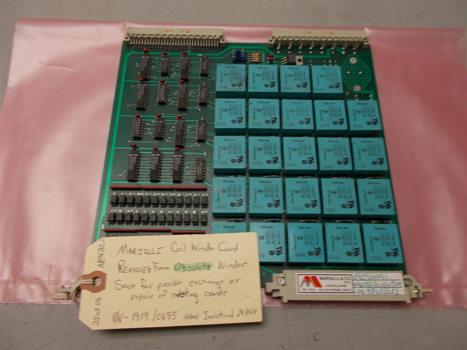 Marsilli Circuit Board For Coil Winder P/N 1919/0695 | eBay