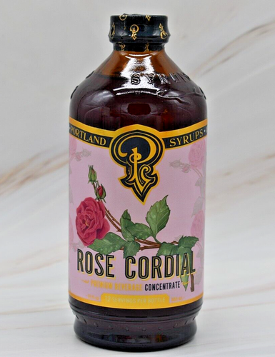 PORTLAND SYRUPS Rose Cordial Premium Beverage Concentrate Sealed Exp 12 ...