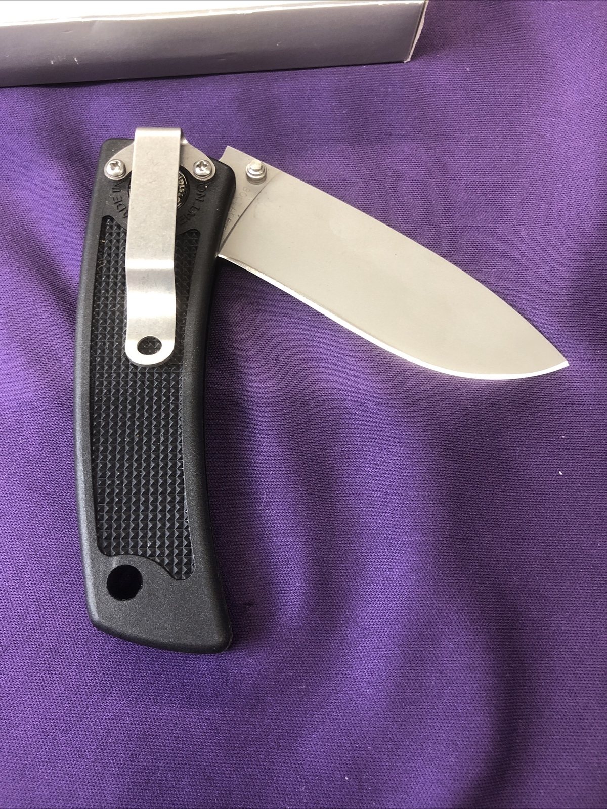 Meyerco Bolt Action Folding Knife Blackie Collins Texas #MCBAHUCP | eBay