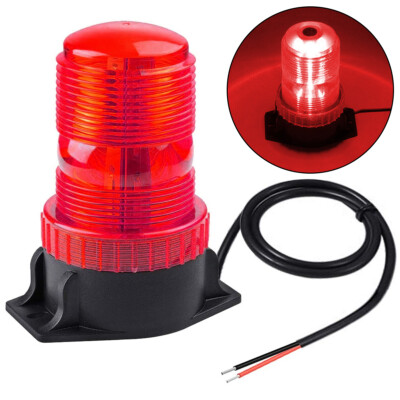 Red 30LED Rotating Strobe Light Rooftop Flash Beacon Emergency Warning ...