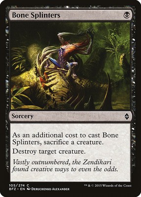 [4x] Bone Splinters BFZ NM MTG | eBay