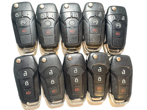 LOT OF 10 OEM FORD FLIP KEY FOB LOT - OEM FORD FLIP KEY MIXED LOT | eBay