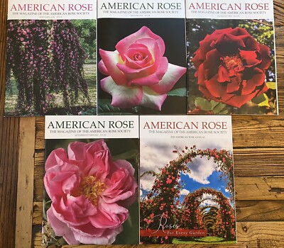 AMERICAN ROSE January - October + 2023 Annual ~ 5 American Rose Society ...