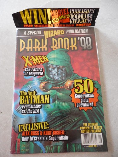 WIZARD SPECIAL DARK BOOK '98, JANUARY 1998, MAGNETO, DARKSEID ...