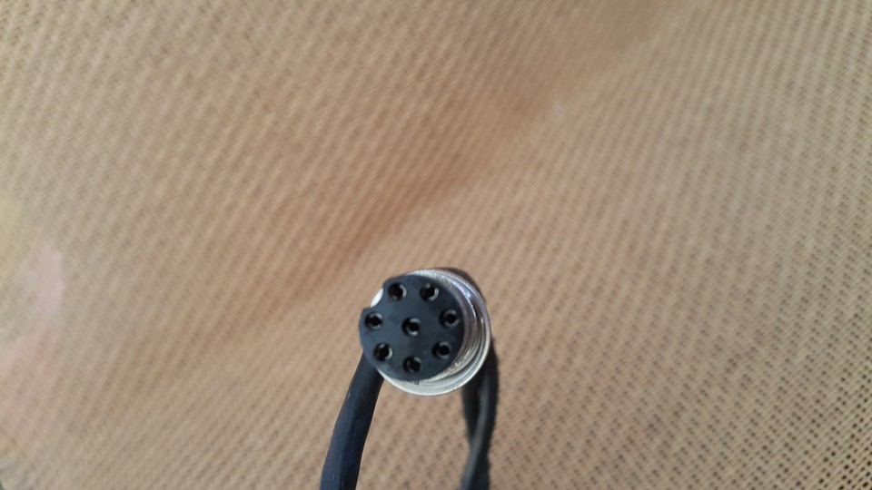 Kenwood - 8 Pin Microphone to ICOM 8 Pin Radio Converter Adapter Cable ...