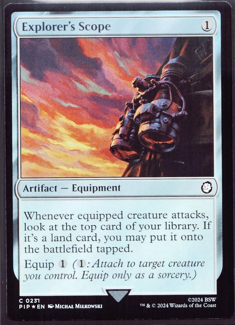 Explorer's Scope - 231 Foil MTG Fallout | eBay