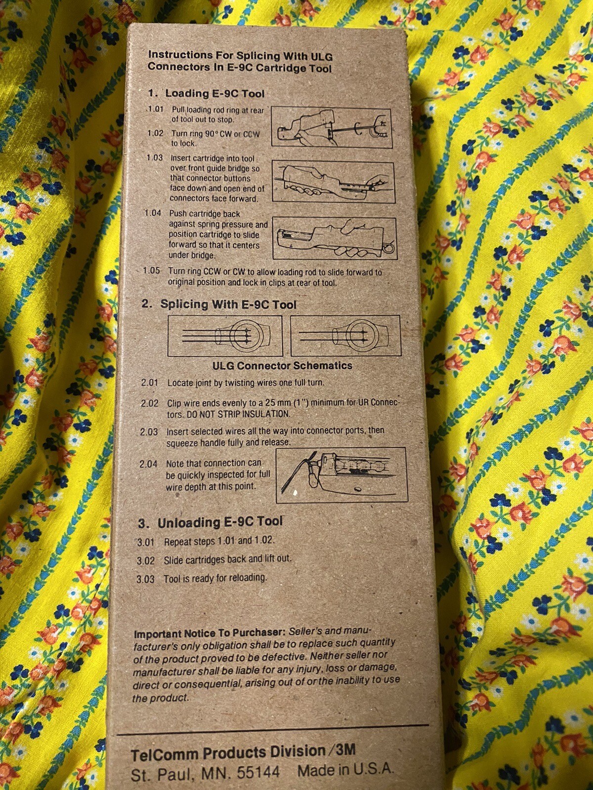 3M Scotchlok ULG Connectors in Cartridges Butt 100 Pack for use w/ E-9C ...