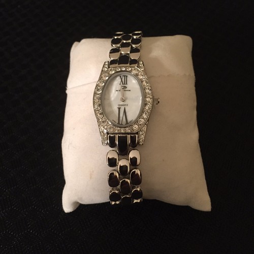 Stone Crystal Silver Ladies Watch - New | eBay