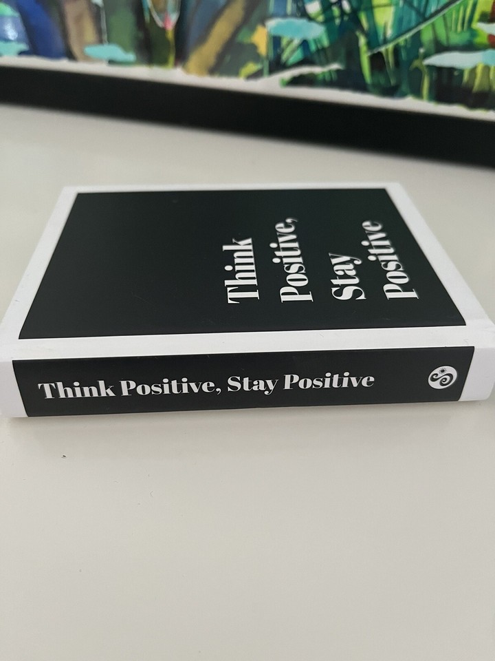 Think Positive, Stay Positive Book. Affirmations. Gift. Inspirational ...