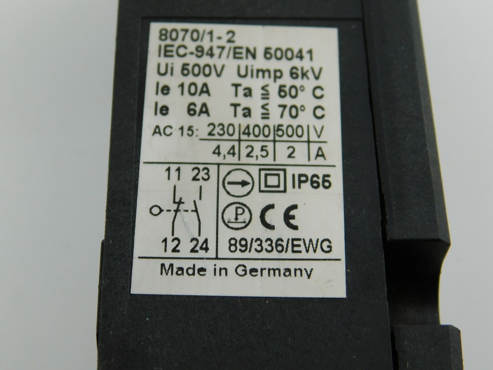 STAHL Schalter 8070/1-2- IEC_947/EN 60041 | eBay.de