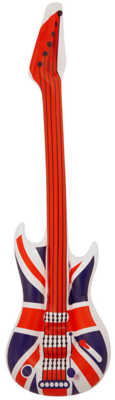Inflatable Air Guitar - Choose From 16 Colours - 106cm Blow Up Rock ...