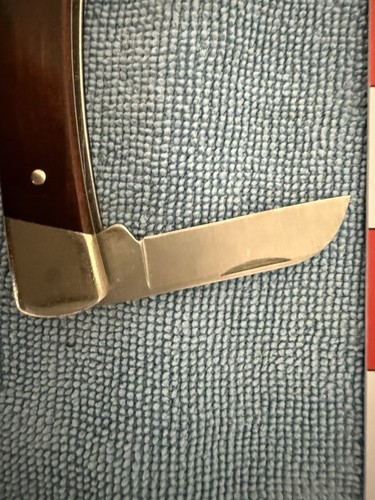 Buck 703 Colt Three Blade Pocket Knife Stockman Wood Handle USA Made | eBay