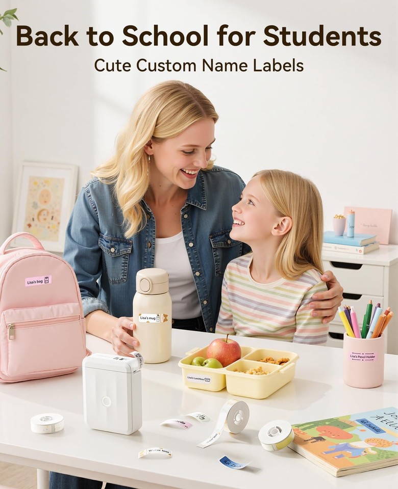 Label Maker Machine Bluetooth Label Printer for Home Office ...