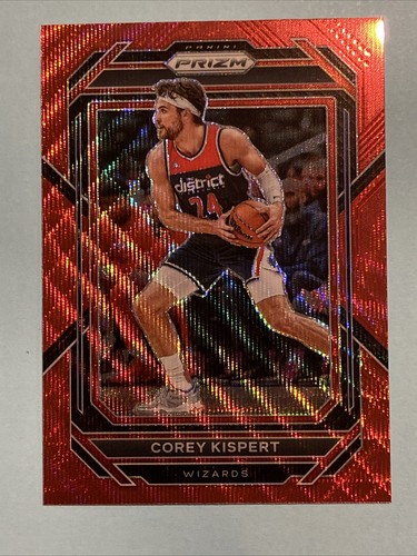 2022-23 Panini Prizm Basketball Corey Kispert Ruby Red Wave Prizm #173 ...