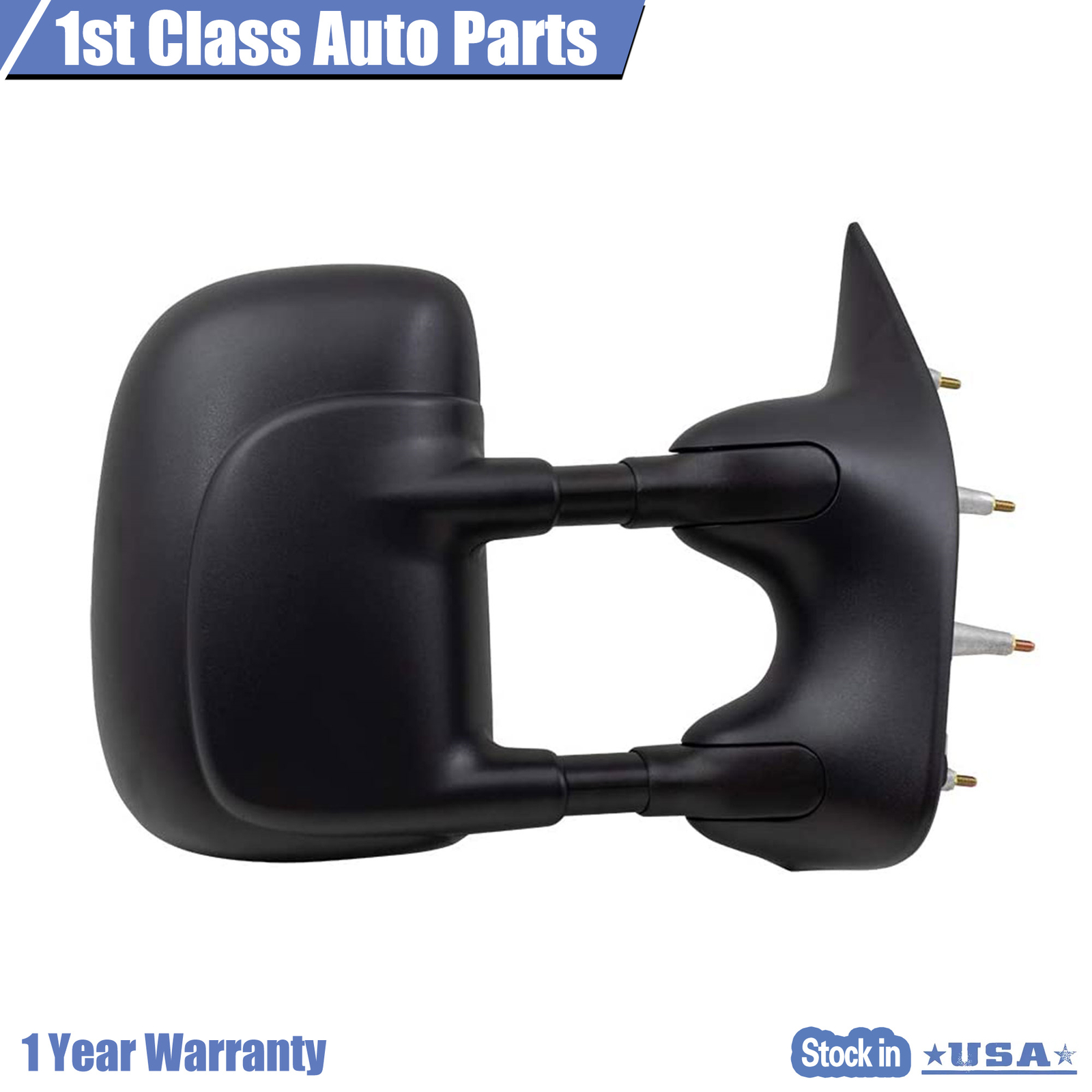 Right Manual Mirror Fits Ford E-150 E-250 E-350 E-450 E-550 Super Duty ...
