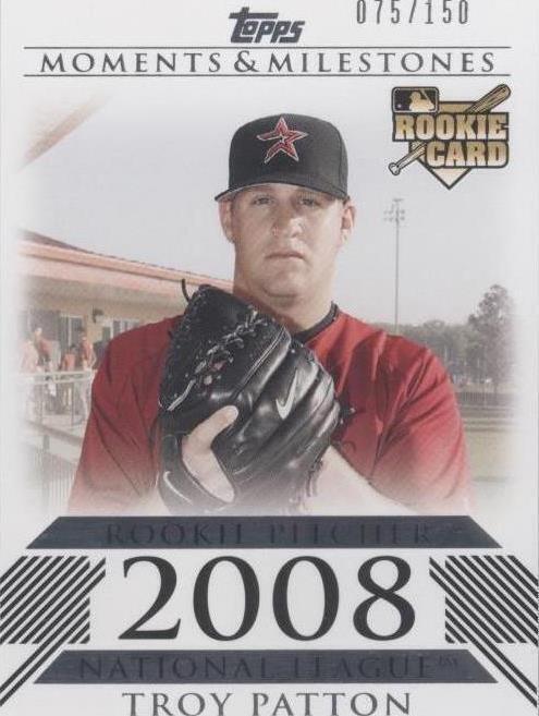 2008 Topps Moments & Milestones - Rookies Troy Patton #185 Rookie ...