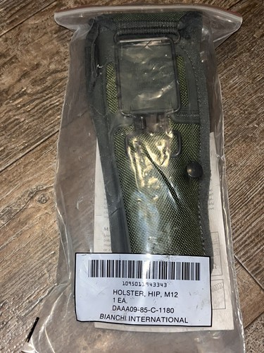 USGI M12 Holster Pistol Hip Bianchi Military Universal Olive daaa09-85 ...