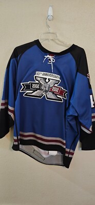 SAN ANTONIO RAMPAGE AUTHENTIC AHL REEBOK 10Yr Ann HOCKEY JERSEY ...