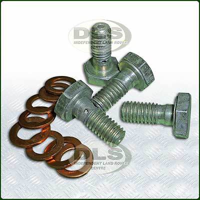 Spill Pipe Banjo Bolt Set 200/300Tdi Land Rover Defender & Discovery 1 ...