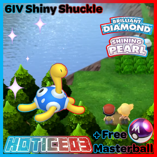 6IV Shiny Shuckle Pokemon Brilliant Diamond Shining Pearl | eBay