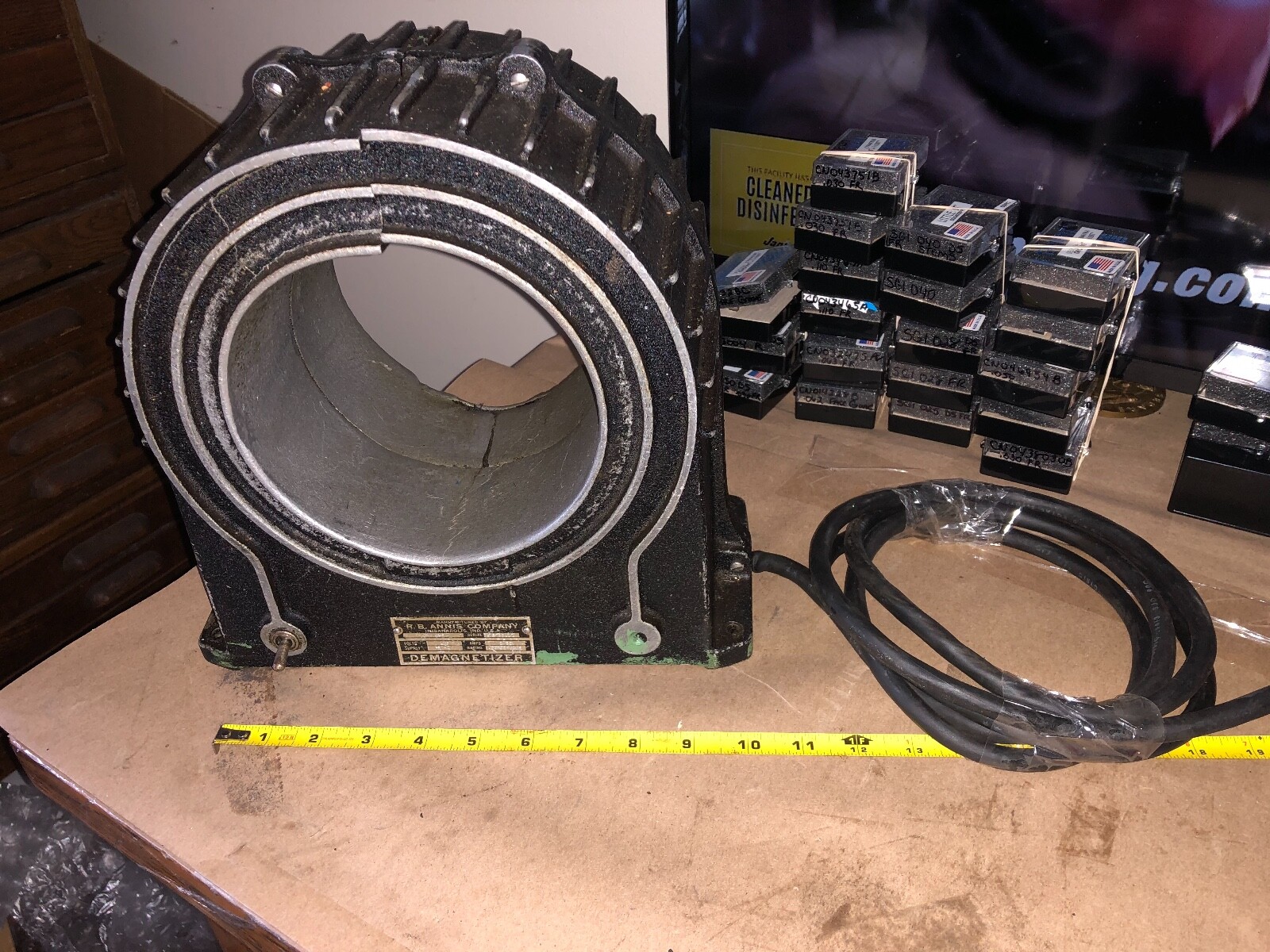 R.B. Annis Co 6 X Cir. Circular Demagnetizer - 230V 60 Hz | eBay