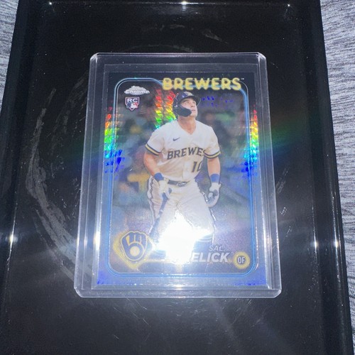 Sal Frelick 2024 Topps Chrome Hyper Prism Refractor Rookie Rc Milwaukee ...