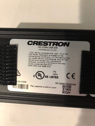 Crestron HD-CONV-USB-200 HDMI to USB 3.0 Converter 6510306 | eBay