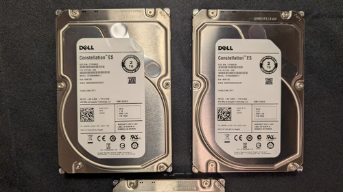 Dell Constellation ES 2 TB 3.5" Hard Drives - Lot of 3 - ST2000NM0011 ...