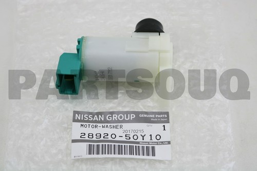 2892050Y10 Genuine Nissan PUMP ASSY-HEAD LAMP CLEANER 28920-50Y10 | eBay