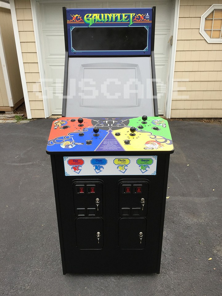 Gauntlet Arcade Machine Atari NEW Full Size Plays many games 4-Player ...