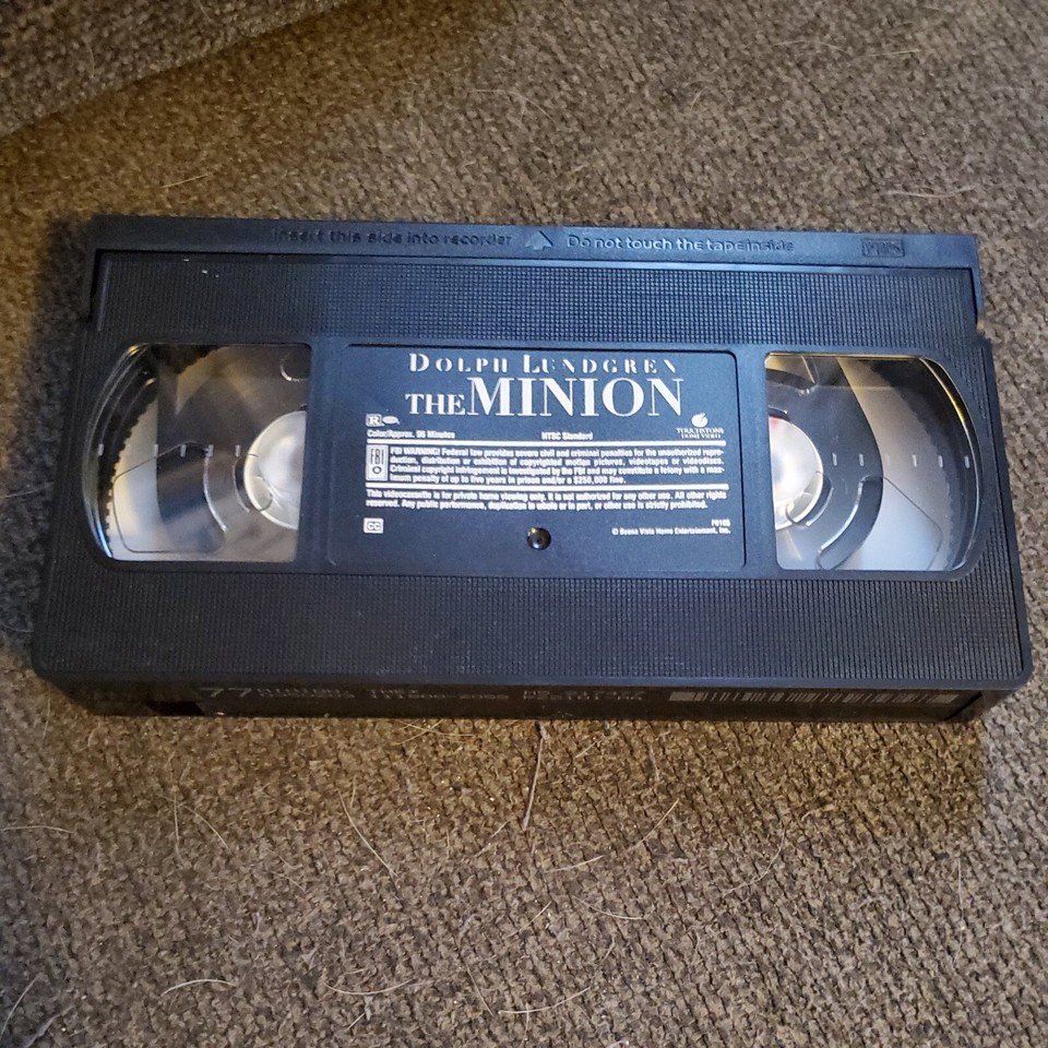 The Minion (VHS) Dolph Lundgren, Francoise Robertson HORROR ...