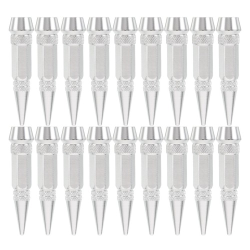 40 Pcs Tire Valve Stem Caps Dust for Car Tires Metal Valves Small Spike ...