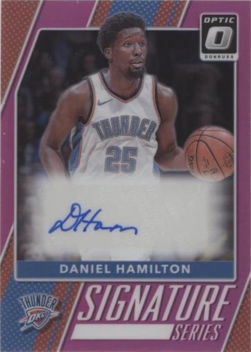 2017-18 Panini Donruss Optic - Signature Series Daniel Hamilton #28 ...