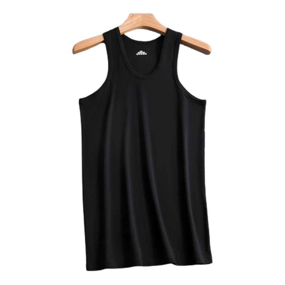 Men'S Cotton Plain Sando Body Fit Vest Tanks Top Plain Muscle Basic ...