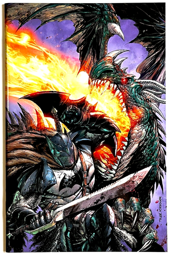 DARK NIGHTS METAL #1 TYLER KIRKHAM EXCLUSIVE VIRGIN VARIANT 2017 DC ...