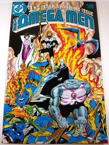 🔴🔥 OMEGA MEN #1 DC COMICS FIRST PRINT VF 1983 Lobo Green Lantern ...