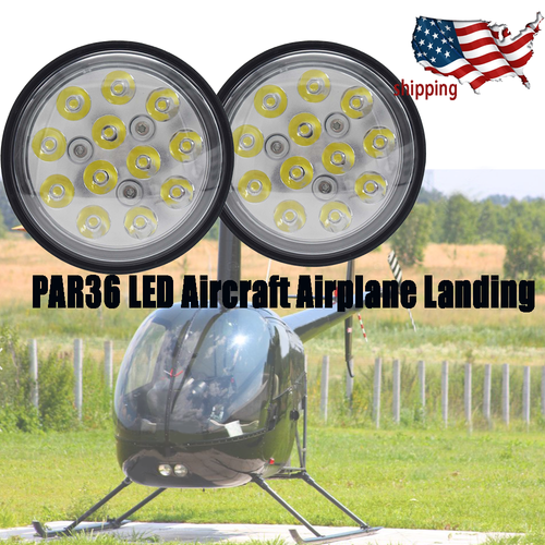 2×Super Bright LED Aircraft Airplane Landing TAXI Light for GE4509/4591 ...
