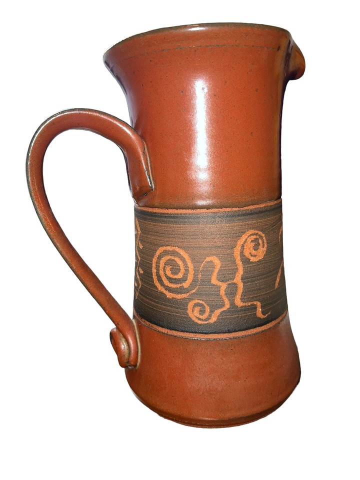 Lake Red Earth Studio New Mexico Pottery Pitcher Native American ...