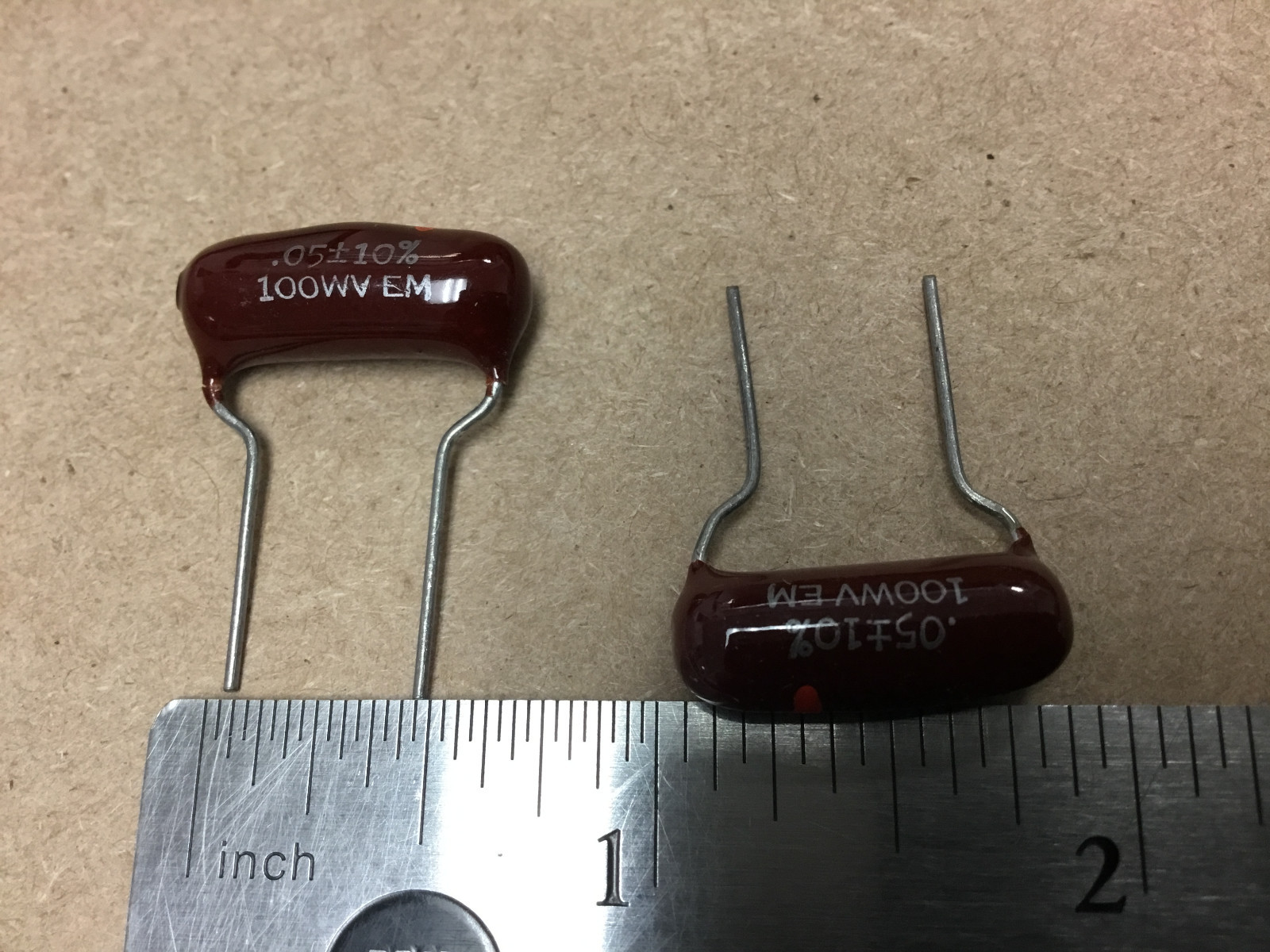 5 PC EL MENCO .05uF 100V +/- 10% CAPACITOR | eBay