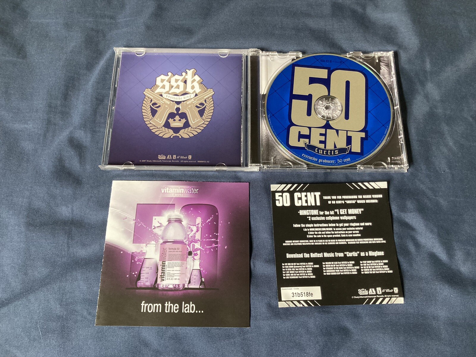 50 Cent - Curtis (Cd, 2007) Shady/Aftermath/Interscope Records. With Ad ...