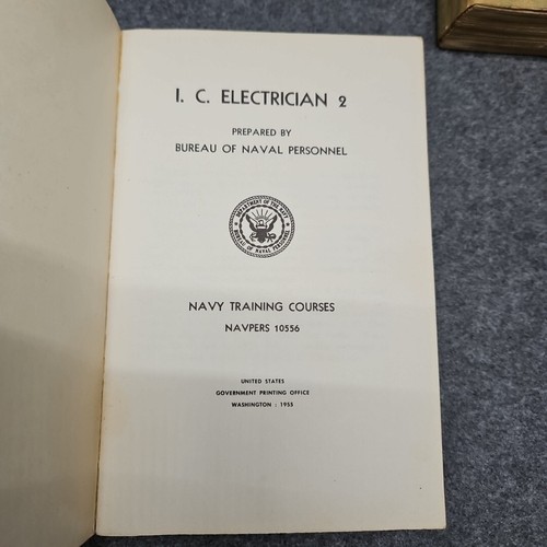 NAVPERS Navy Training Course Books Lot Of 6 1950s Electronics ...