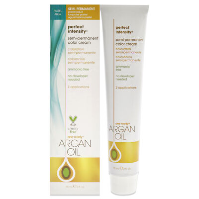 Argan Oil Perfect Intensity Semi-Permanent Color Cream - Pastel Aqua | eBay