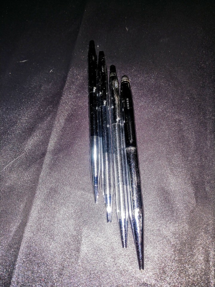 2-Cross Ballpoint Pens,1-Cross Pen with stylus, and 1-Cross Pencil ...